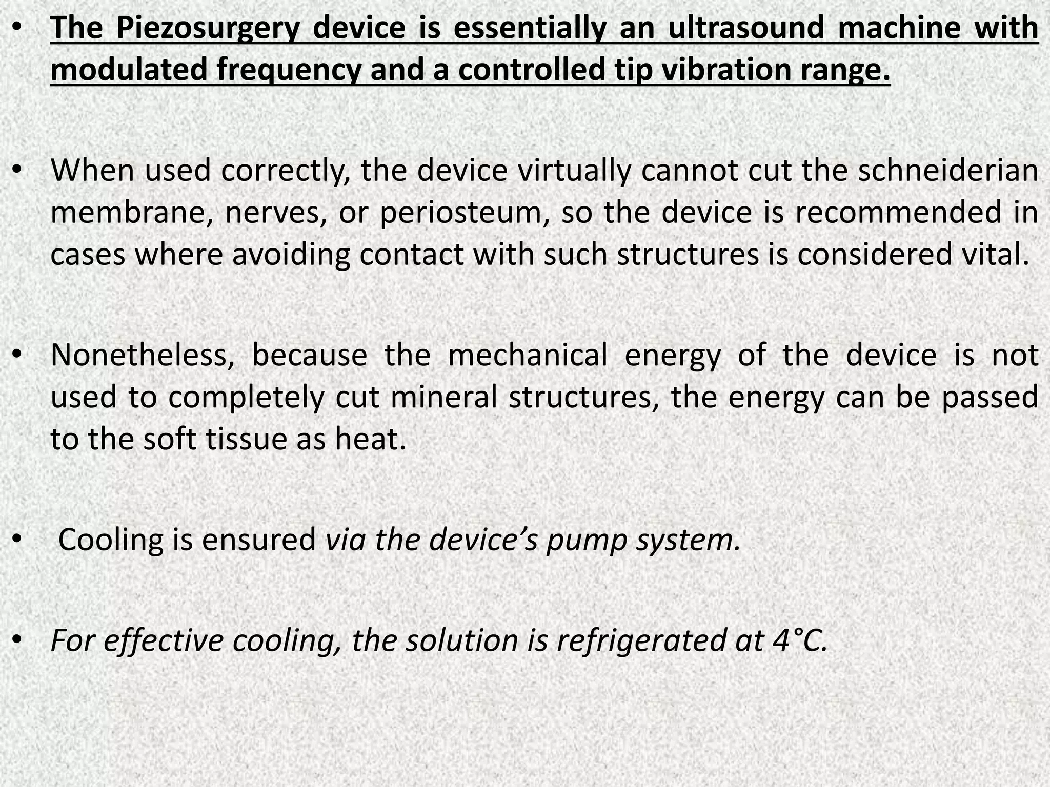 "PIEZOELECTRIC SURGERY IN PERIODONTICS" | PPTX