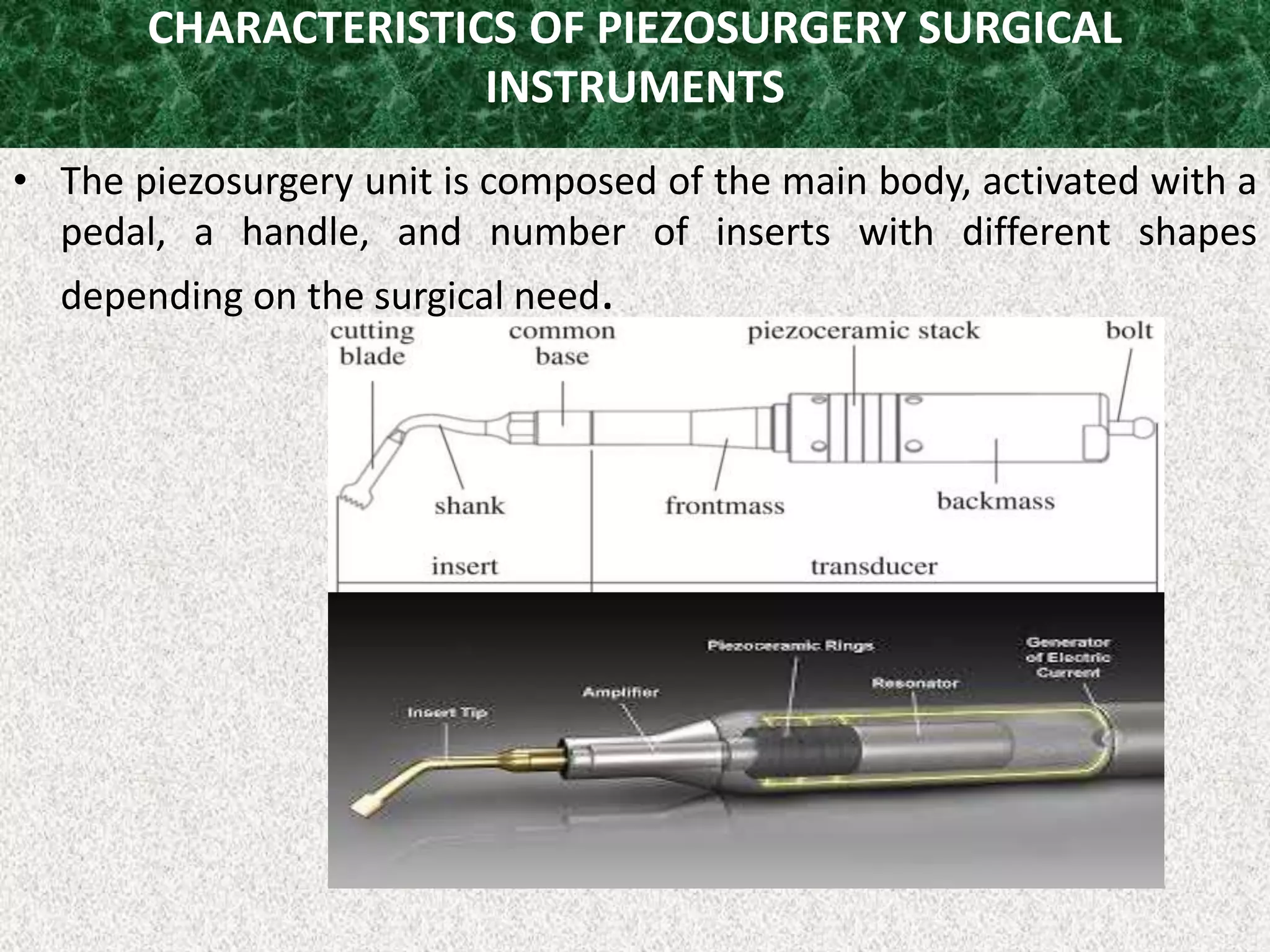 "PIEZOELECTRIC SURGERY IN PERIODONTICS" | PPTX