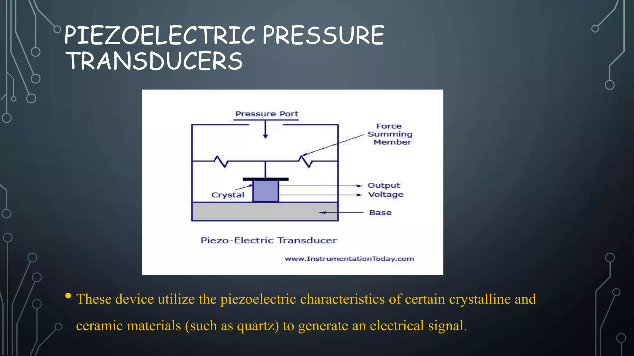 Piezoelectric transducer | PPTX