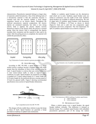 Piezohump – a radical shift towards renewable energy source | PDF