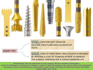 Piezosurgery in periodontics | PPTX