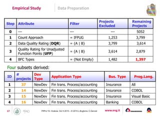 The Significance of IFPUG Base Functionality Types in Effort Estimation ...