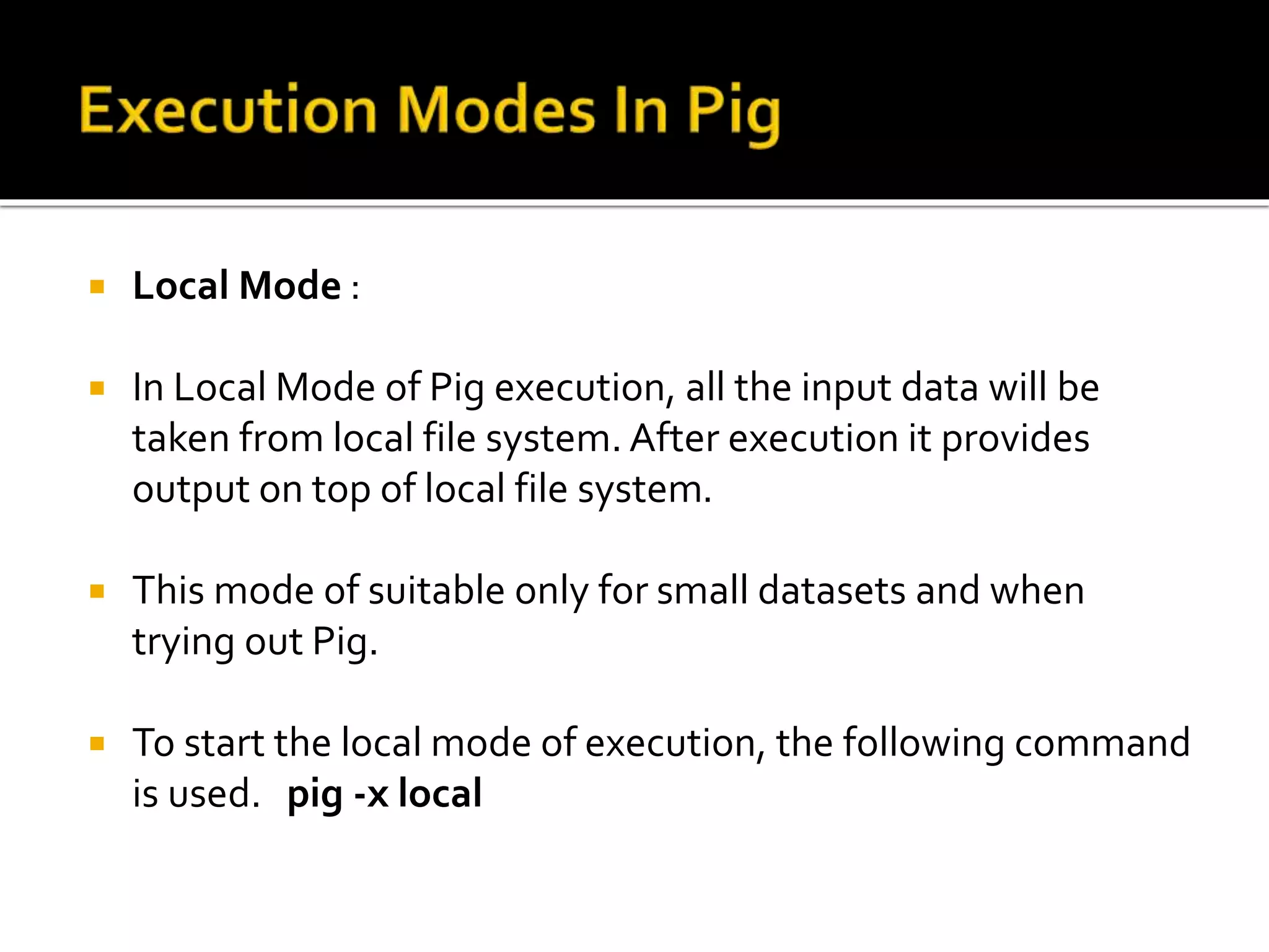 Apache Pig | PPTX