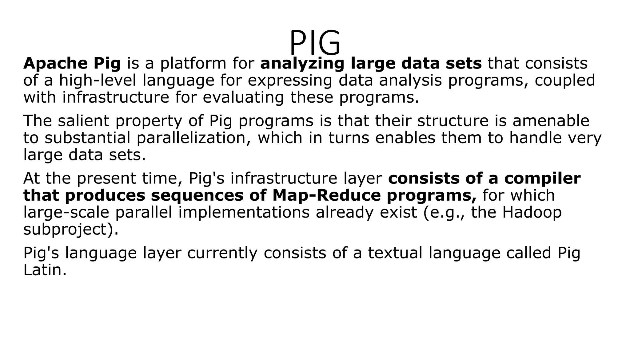 A slide share pig in CCS334 for big data analytics | PPTX