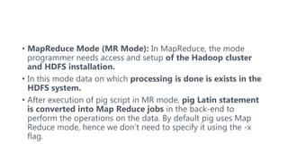 A slide share pig in CCS334 for big data analytics | PPTX