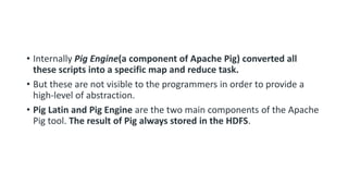 A slide share pig in CCS334 for big data analytics | PPTX