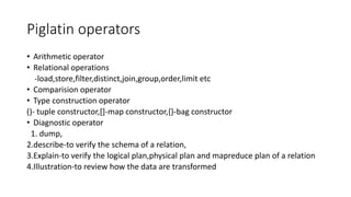 A slide share pig in CCS334 for big data analytics | PPTX