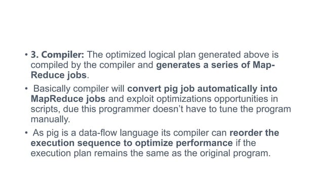 A slide share pig in CCS334 for big data analytics | PPTX