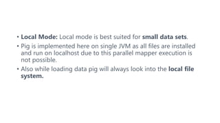 A slide share pig in CCS334 for big data analytics | PPTX