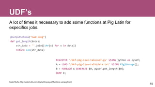 Pig - Analyzing data sets | PPTX