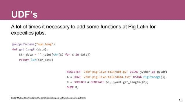 Pig - Analyzing data sets | PPTX