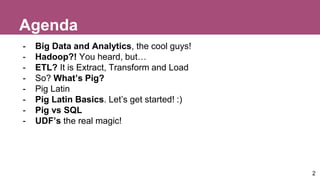 Pig - Analyzing data sets | PPTX