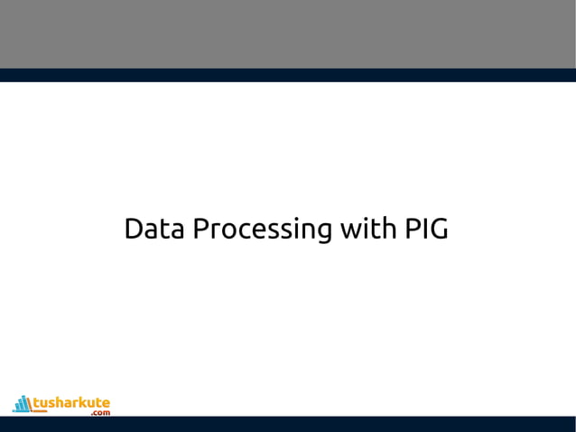 Apache Pig: A big data processor | PDF | Programming Languages | Computing