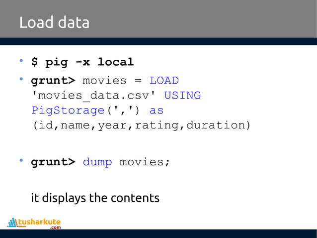 Apache Pig: A big data processor | PDF | Programming Languages | Computing