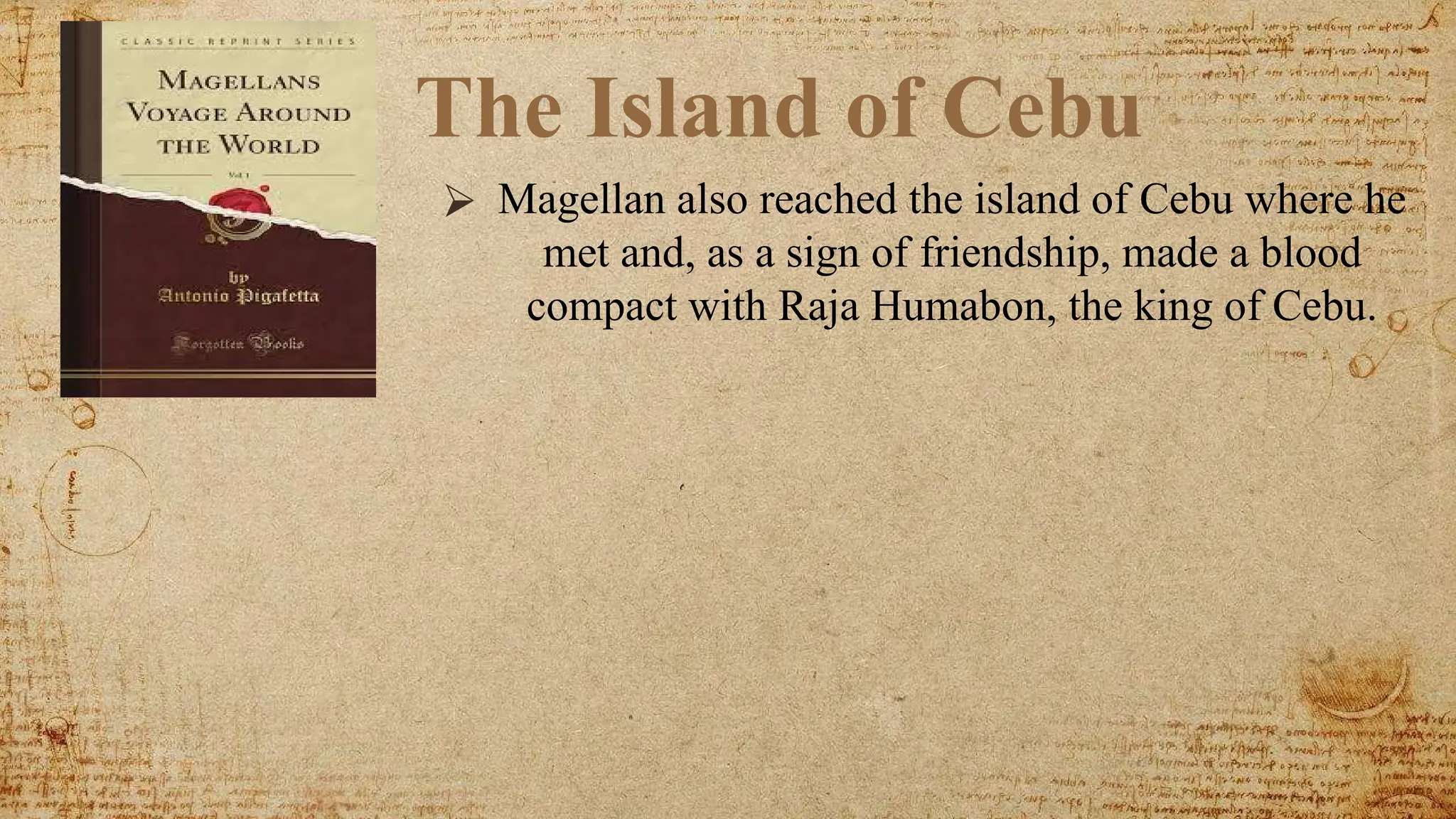 Pigafetta Lecture.pptx history and readings | PPTX