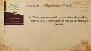 Pigafetta Lecture.pptx history and readings | PPTX | Geography | Science