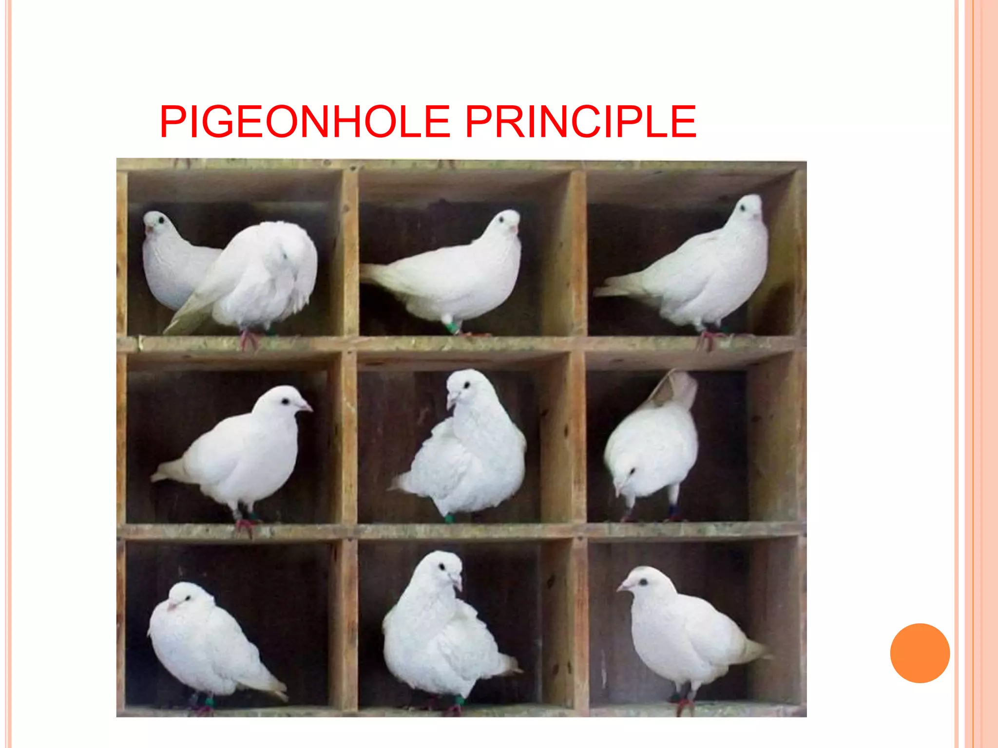 Pigeonhole principle | PPTX
