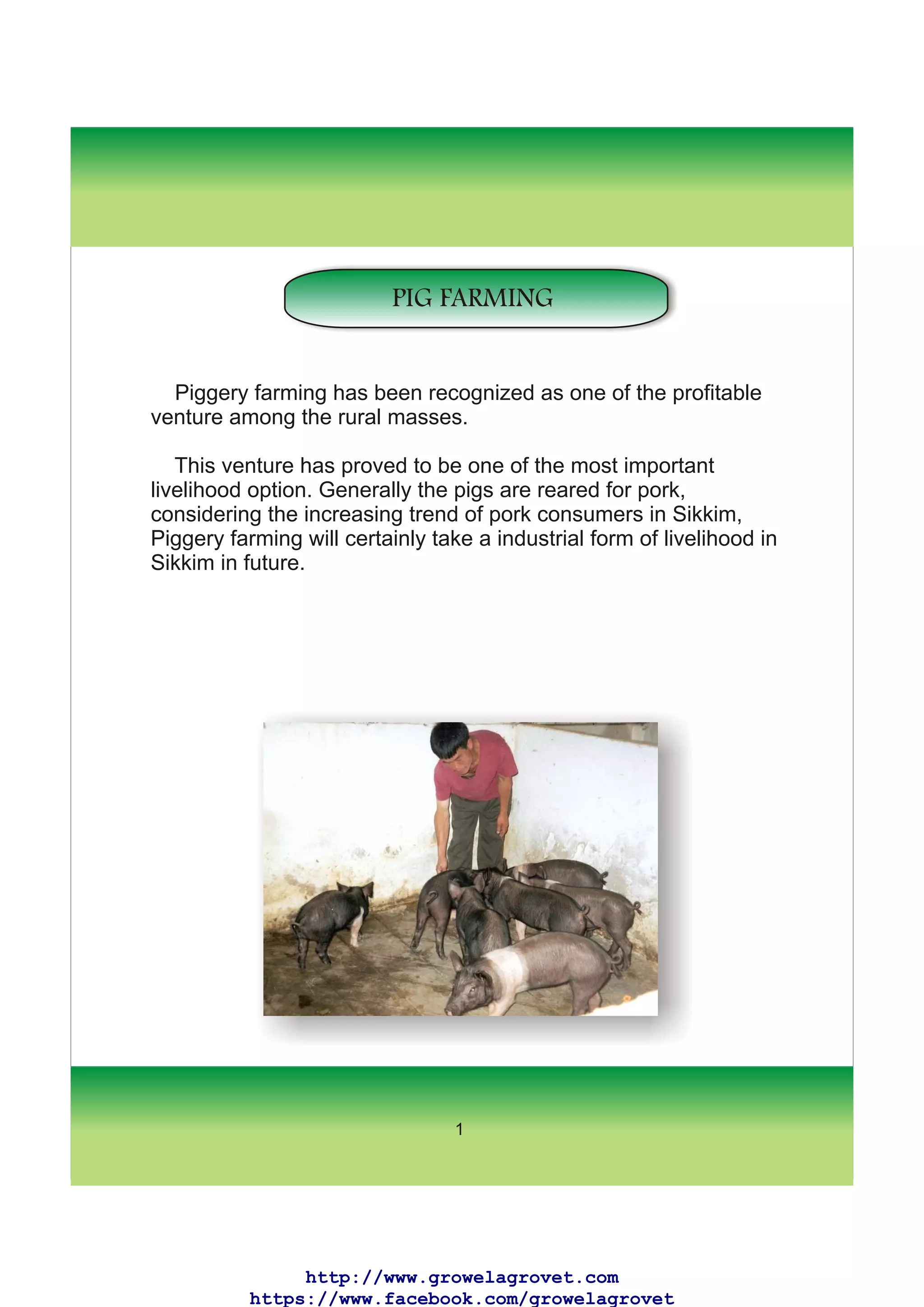 Pig Farming Guide | PDF