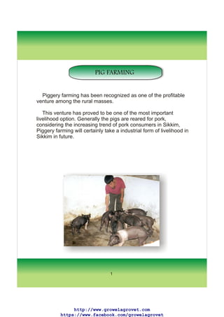 Pig Farming Guide | PDF
