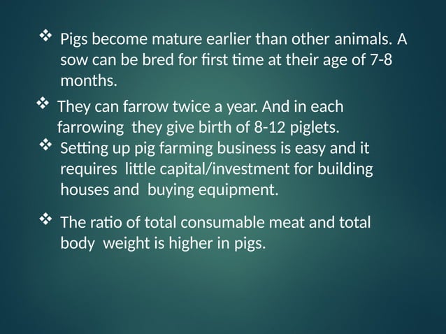 piggery farming rearing and maintenance in Uganda | PPT