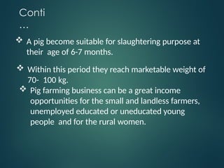 piggery farming rearing and maintenance in Uganda | PPT
