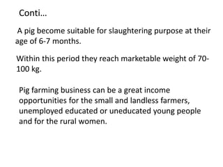 Piggery farming | PPTX