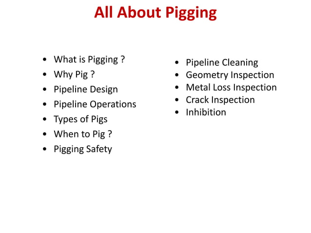 Pigging | Pipeline Cleaning | Pigging Safety | Gaurav Singh Rajput | PDF