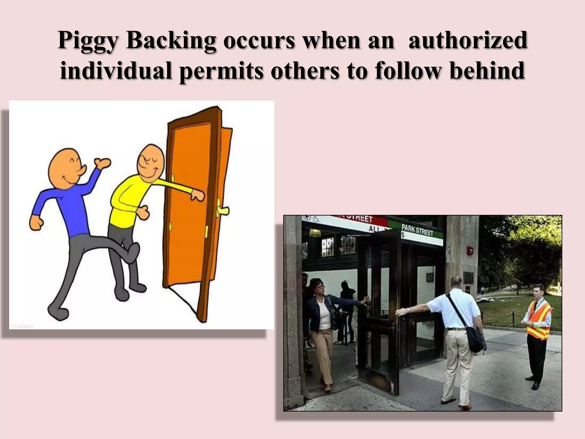 Piggy Backing & Tailgating (Security) | PPTX