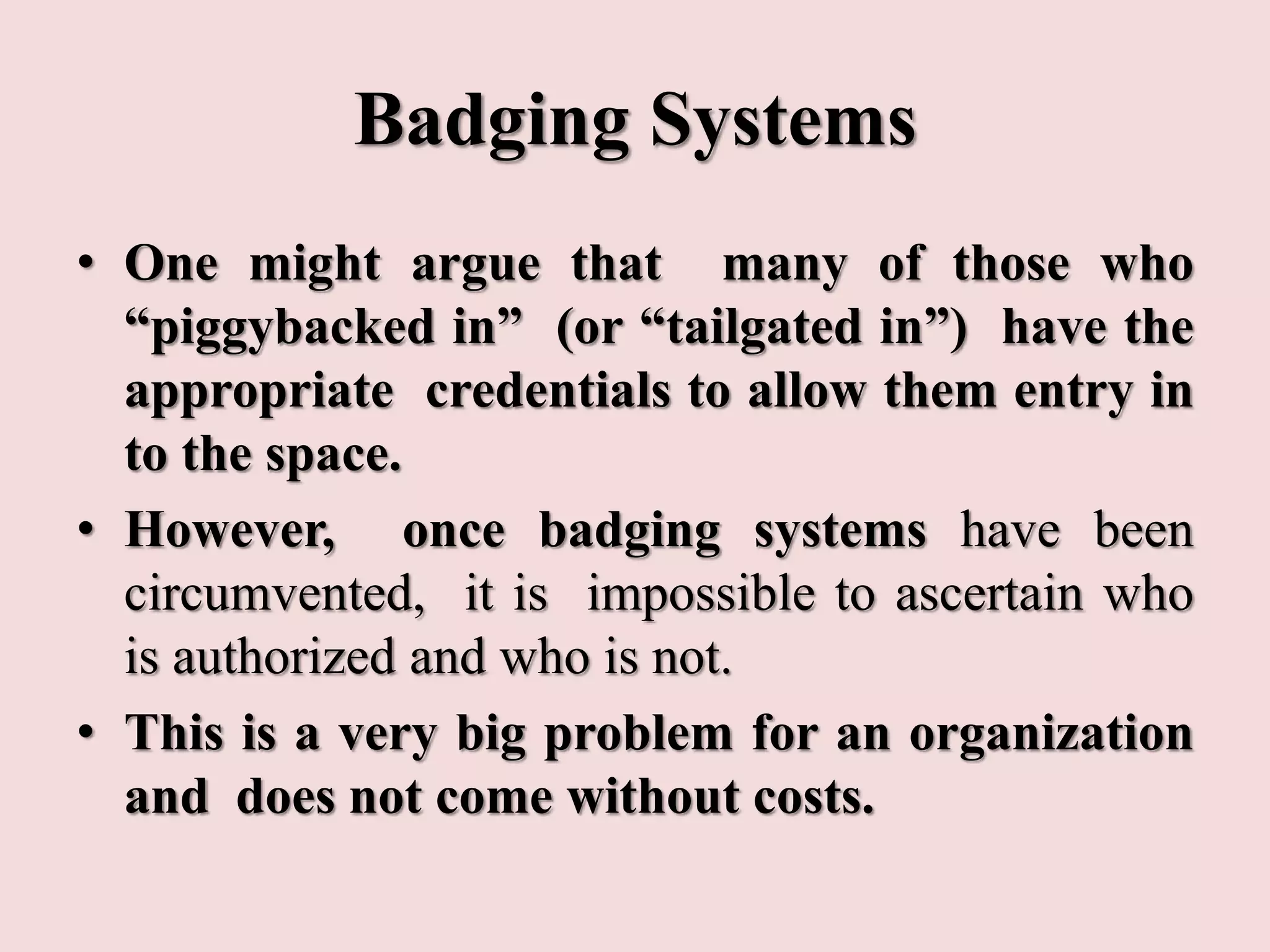 Piggy Backing & Tailgating (Security) | PPTX