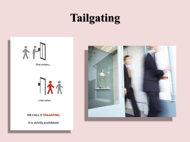 Piggy Backing & Tailgating (Security) | PPTX