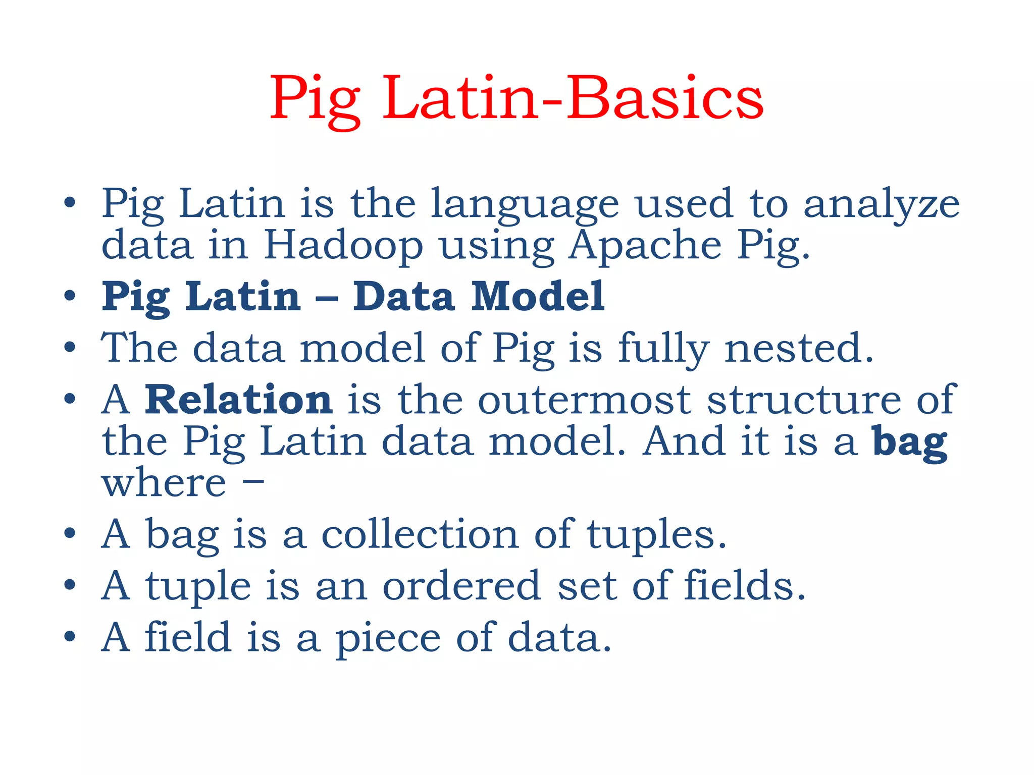 Pig latin | PPTX