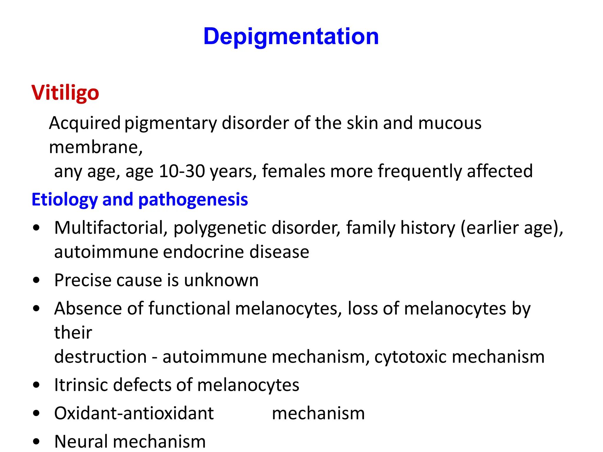 Skin Pigmentation disorders and its management .pptx