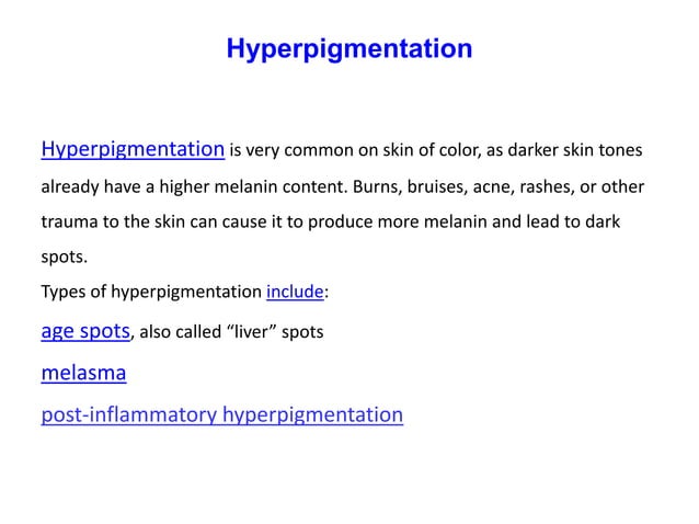 Skin Pigmentation disorders and its management .pptx