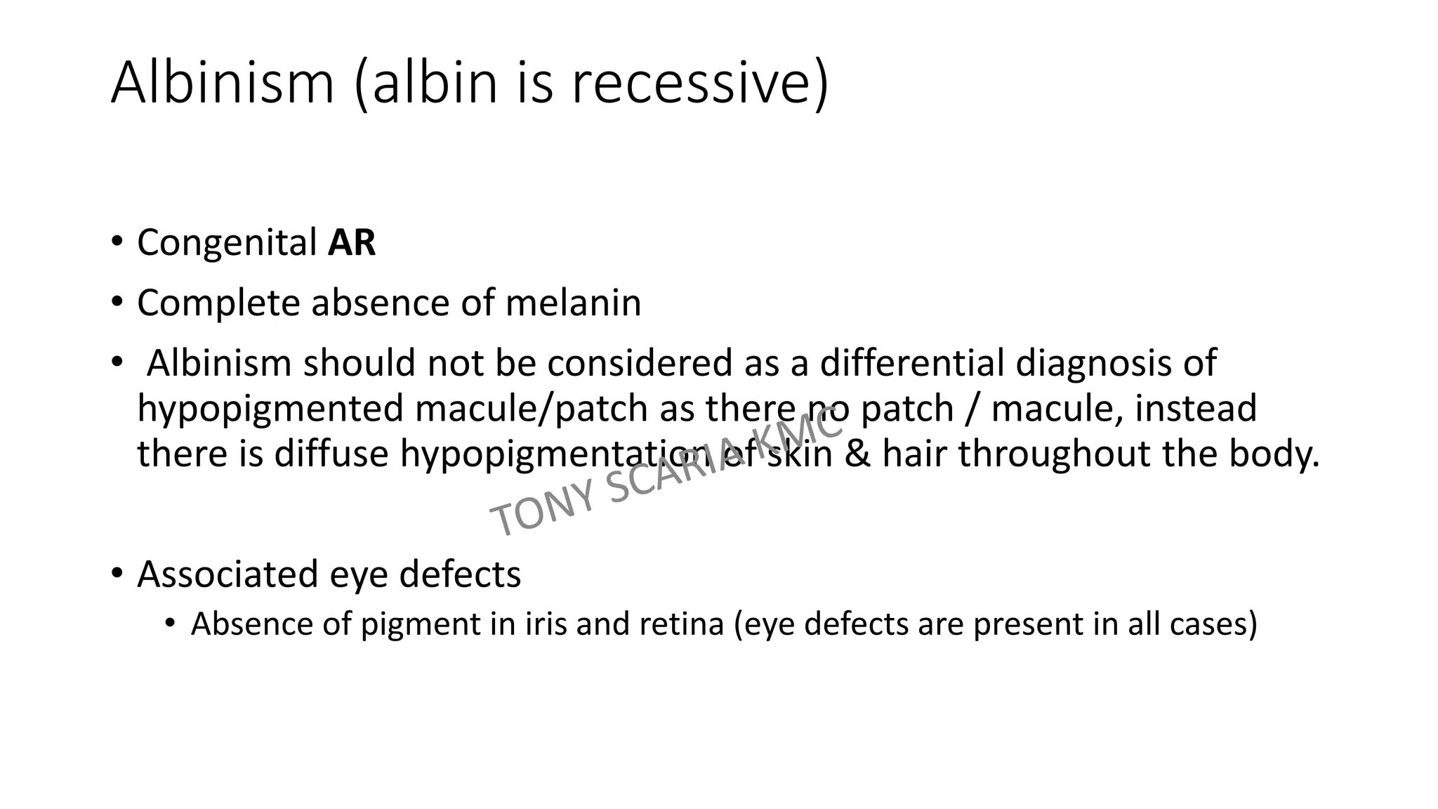 Pigmentation disorders of skin dermatology revision notes | PDF | Skin ...