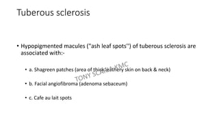 Pigmentation disorders of skin dermatology revision notes | PDF