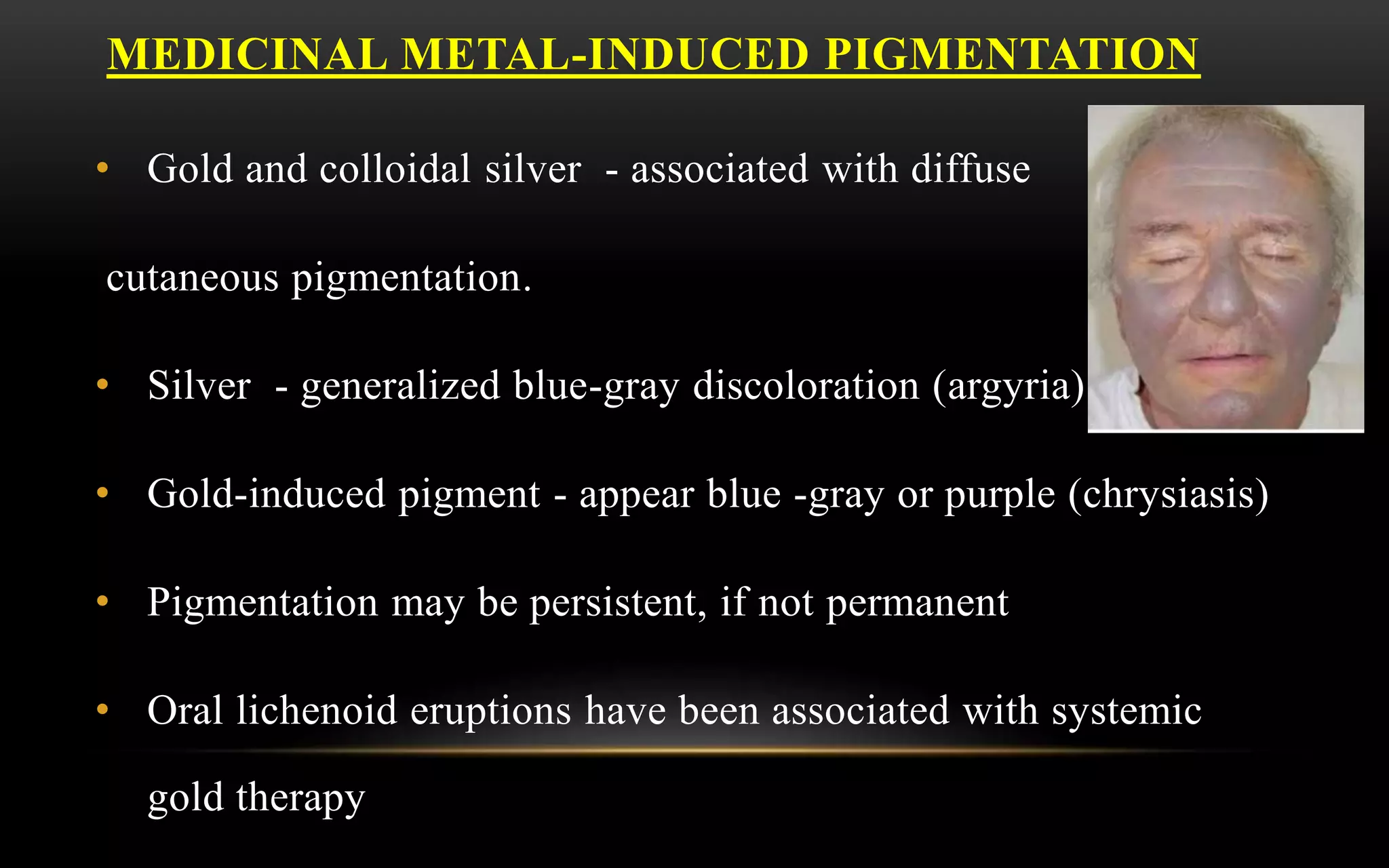 Pigmentations of the oral cavity | PPTX