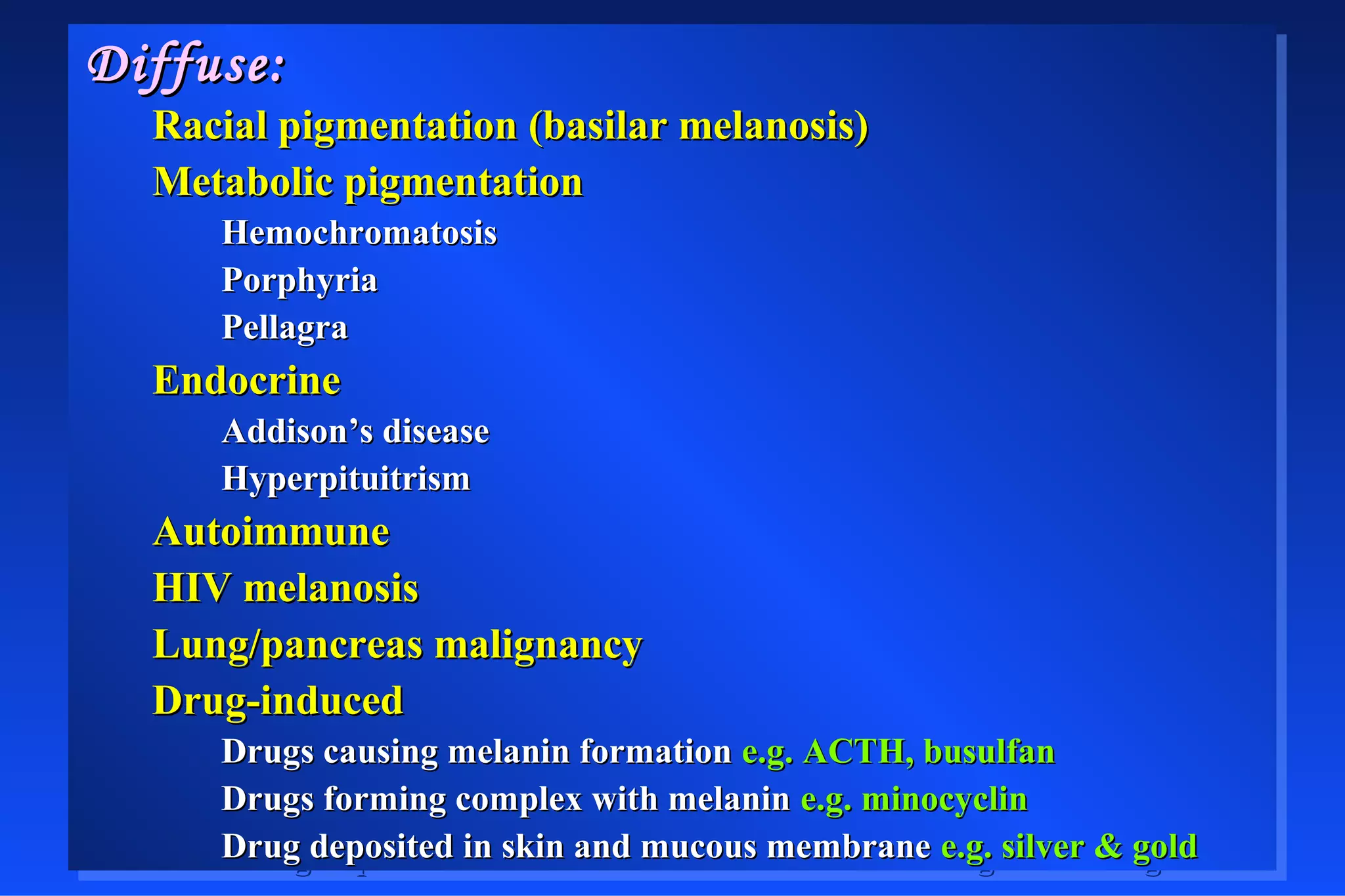 Pigmentation today | PPT