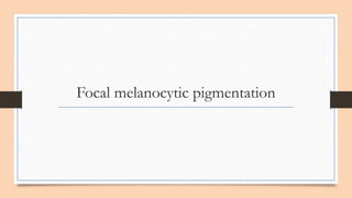 Exogenous and endogenous Pigmented lesion of oral cavity | PPTX