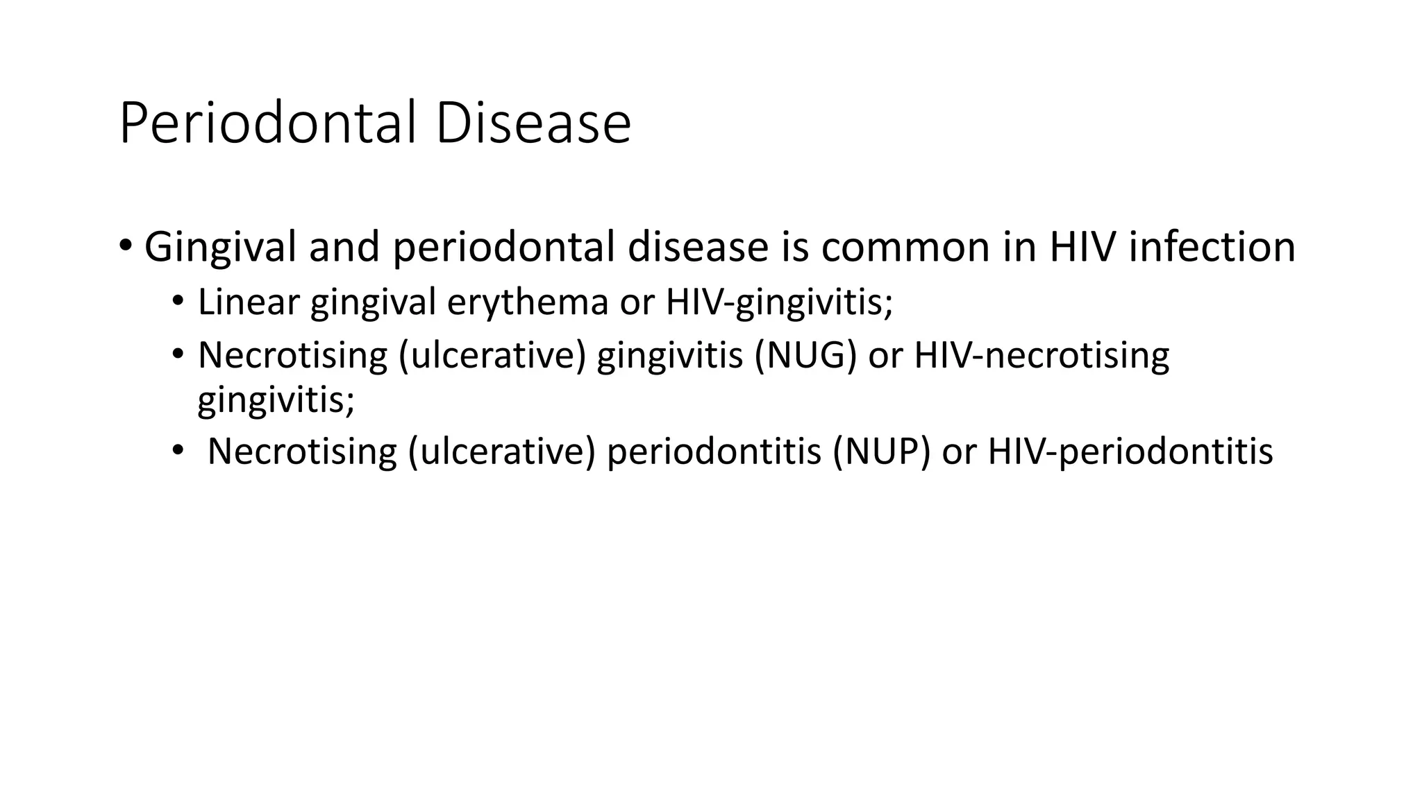 Oral Lesions - Pigmented and HIV lesions in the mouth | PDF
