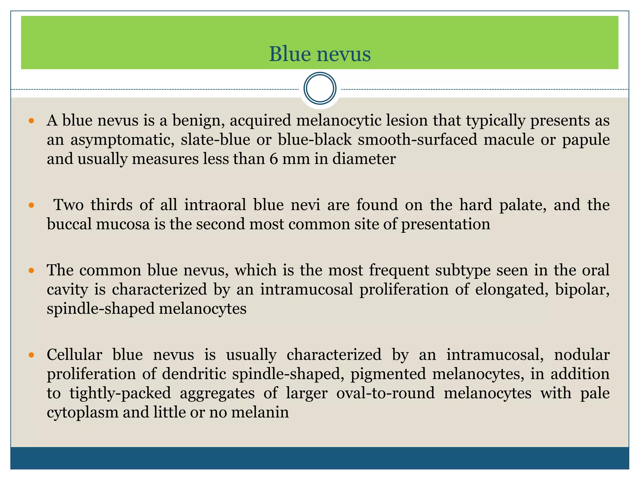Pigmented lesions of oral cavity | PPTX