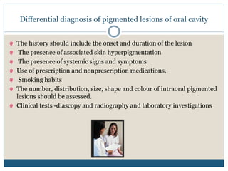 Pigmented lesions of oral cavity | PPTX
