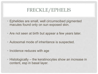 Pigmented lesions of the oral cavity | PPTX