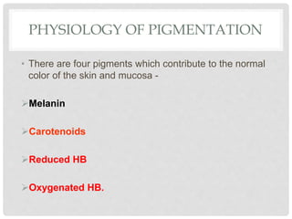 Pigmented lesions of the oral cavity | PPTX