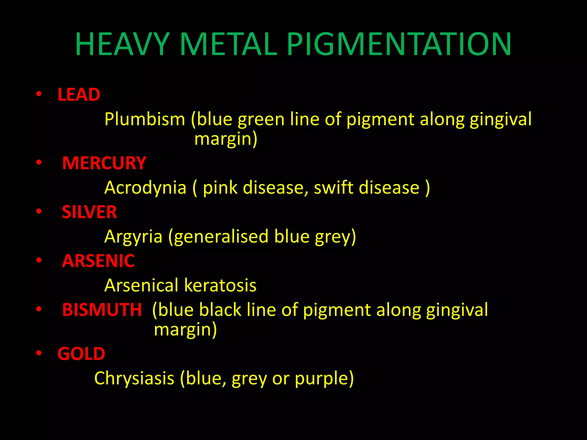 Pigmented lesions of oral cavity | PPTX
