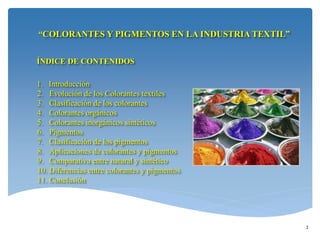 Pigmentos Y Colorantes Pptx