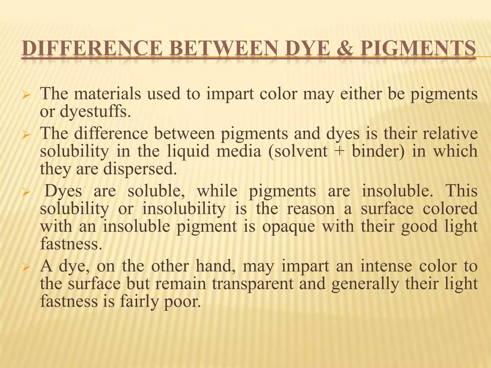 Pigments | PPTX