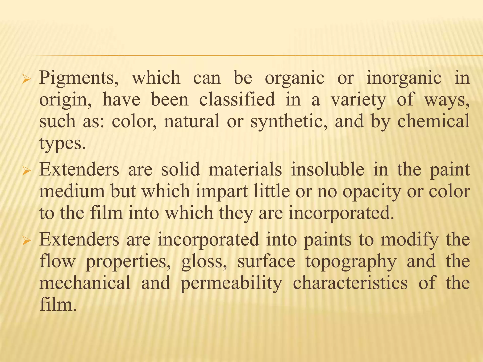 Pigments | PPTX