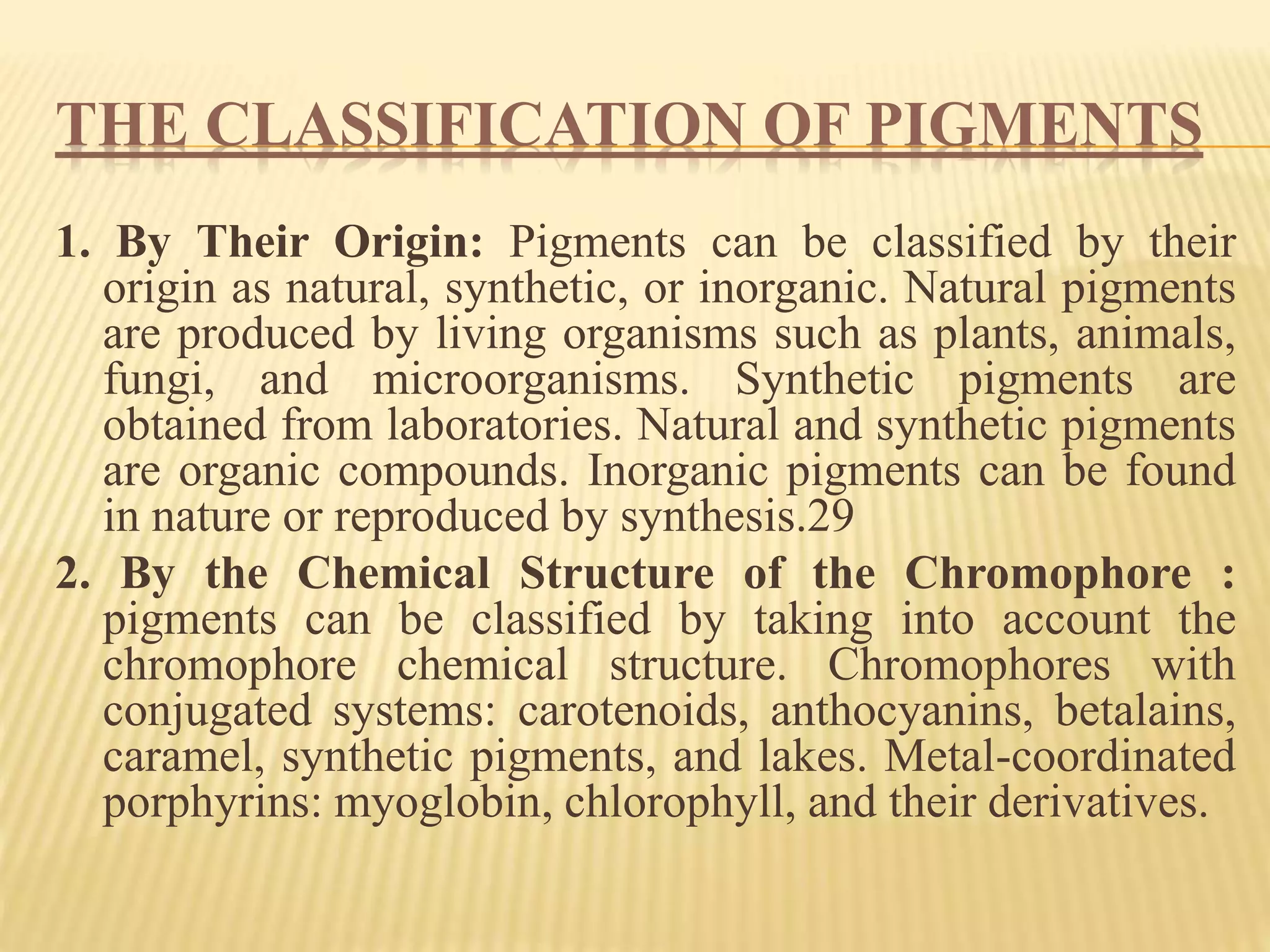 Pigments | PPTX
