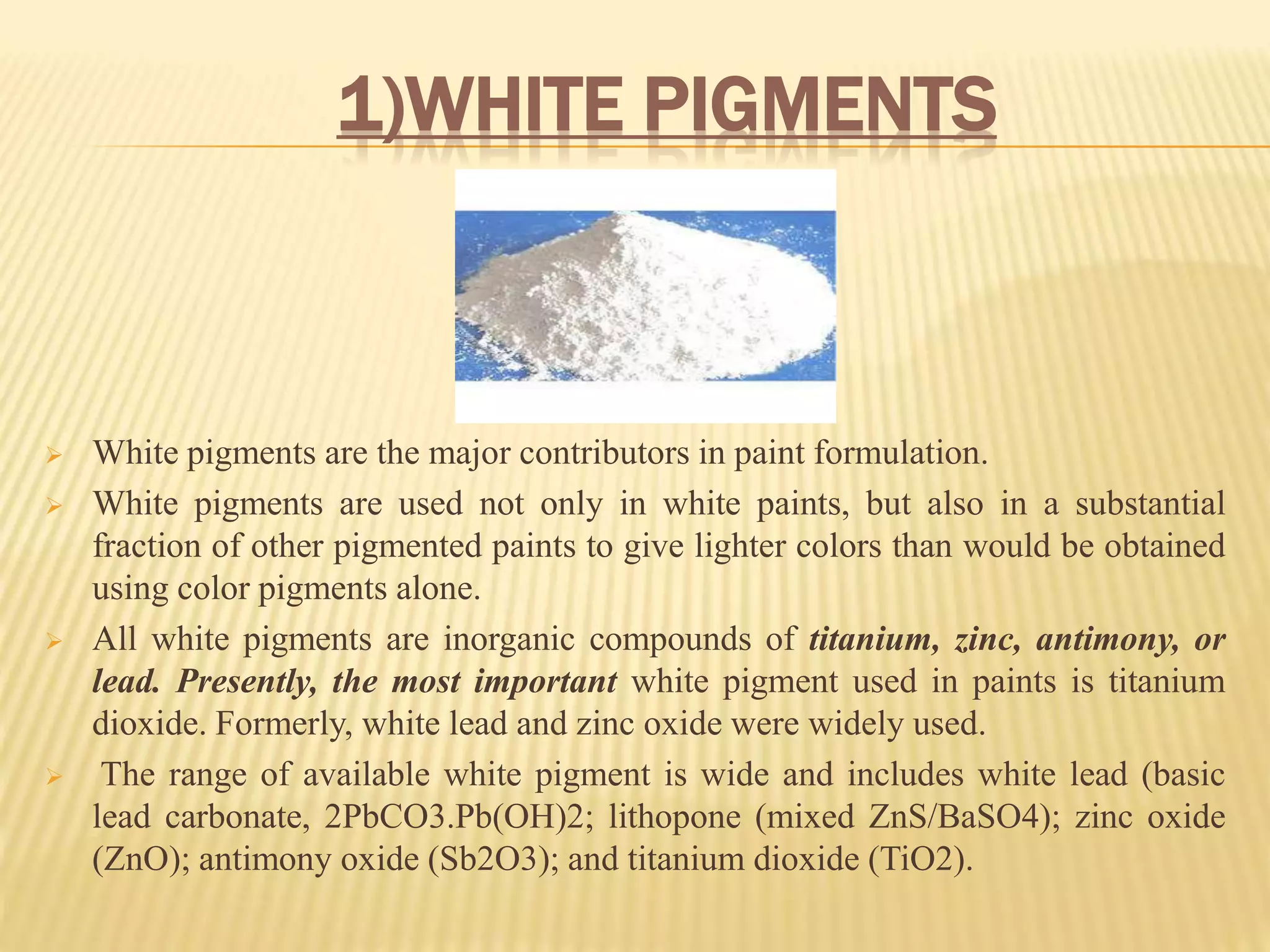 Pigments | PPTX