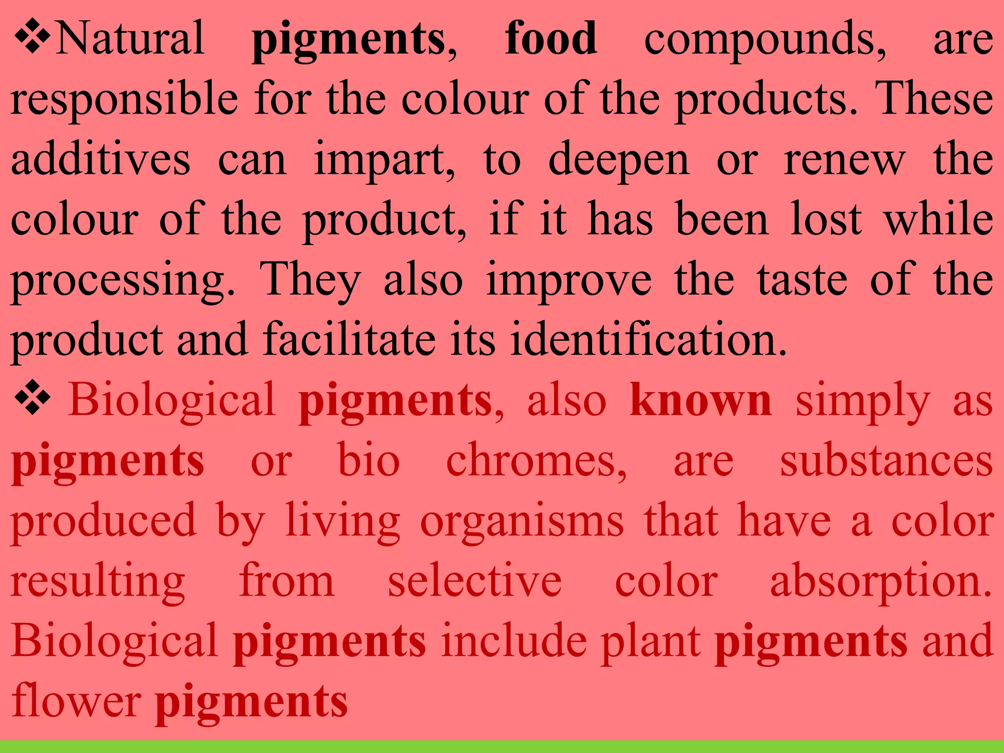 Pigments | PPT